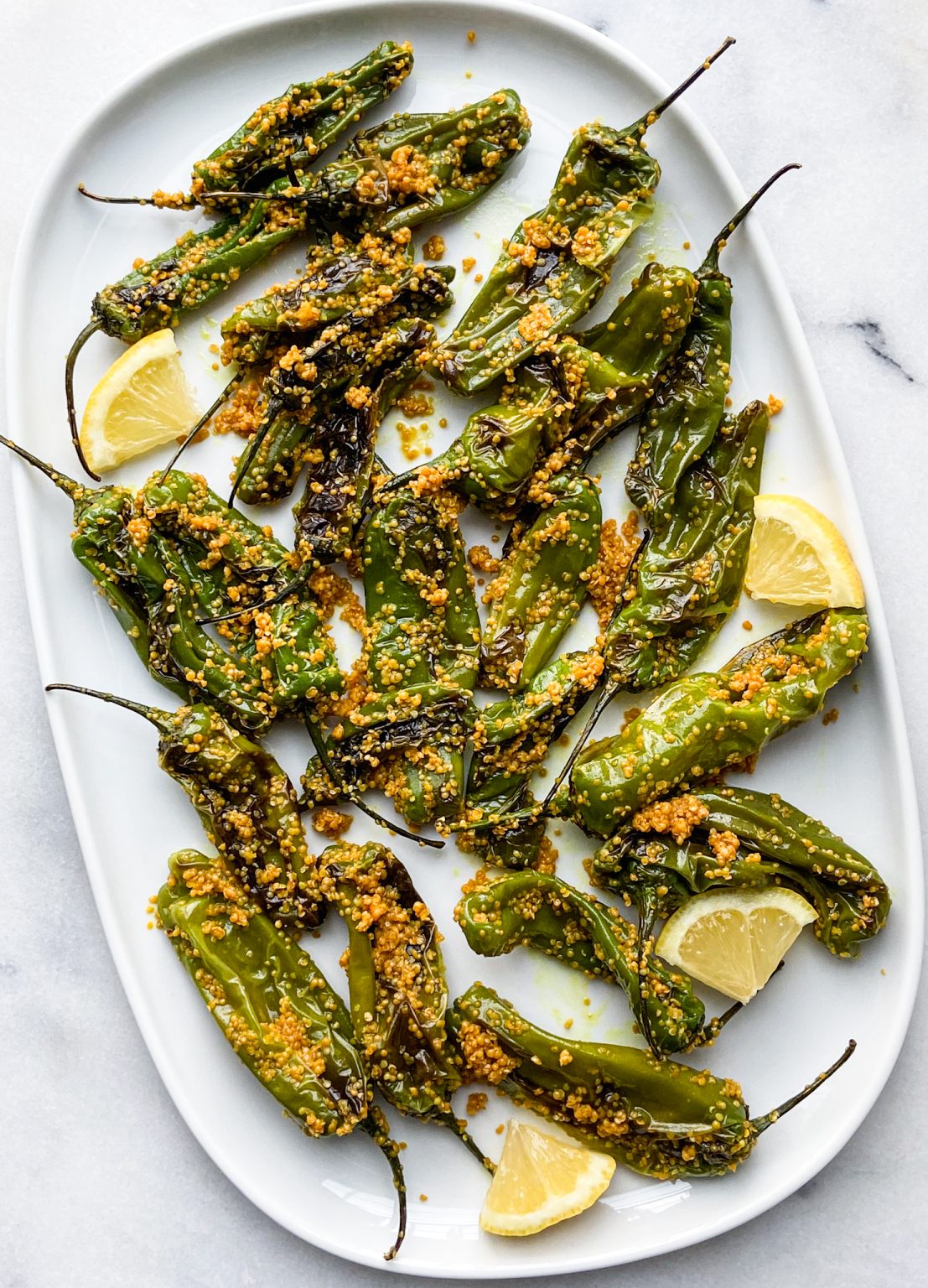 Shishito Pepper Pickle(Athela Marcha) - Feast with Safiya