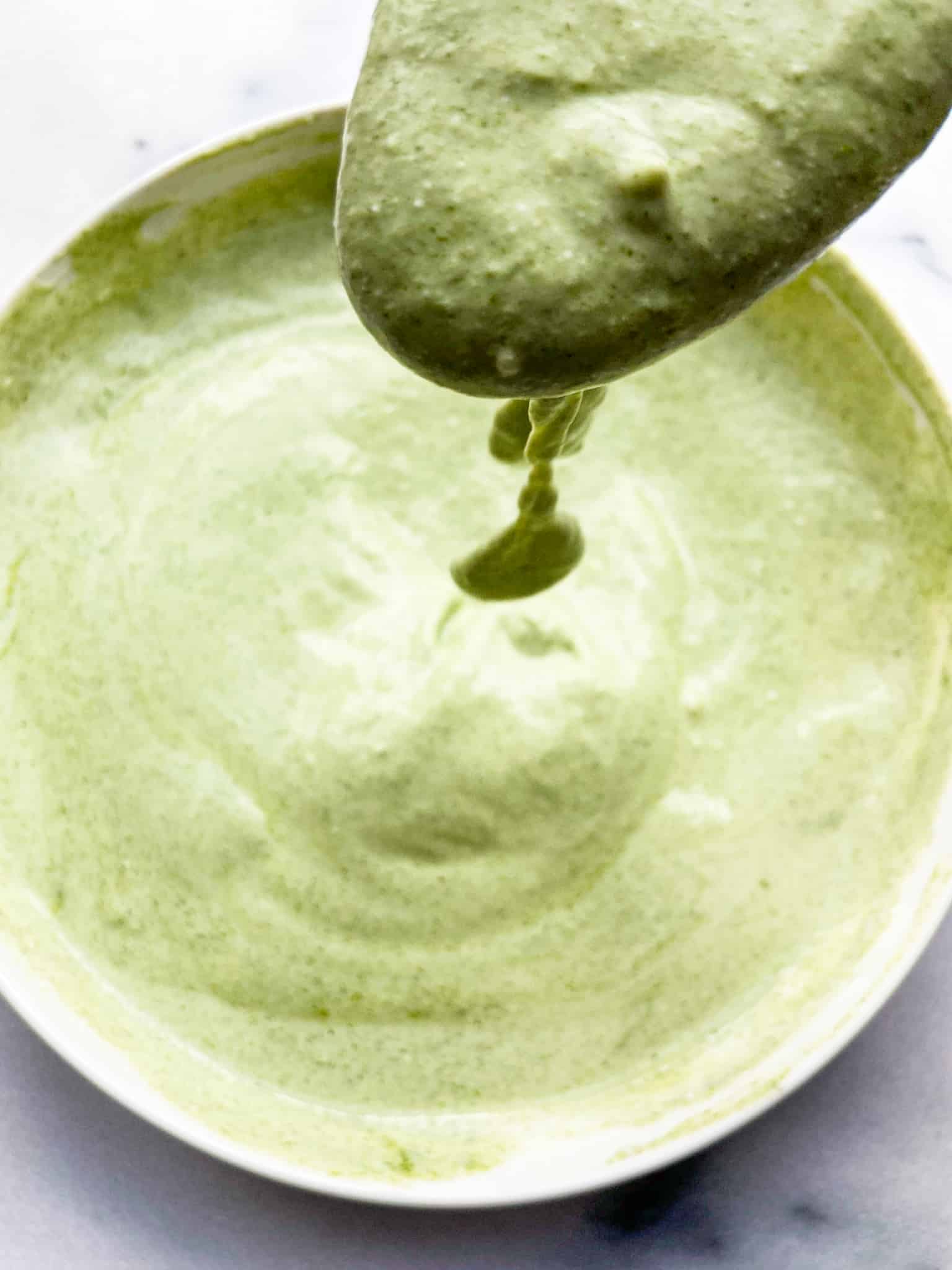 Cilantro Chutney Raita-Indian Yogurt Sauce - Feast with Safiya