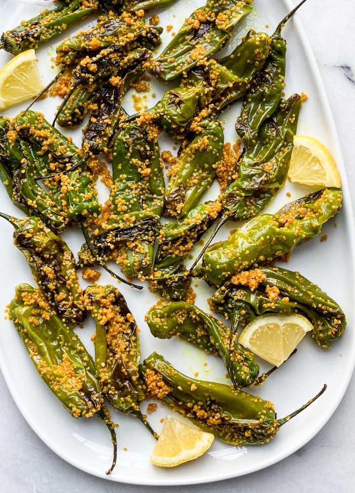 Shishito Pepper Pickle(Athela Marcha) - Feast with Safiya