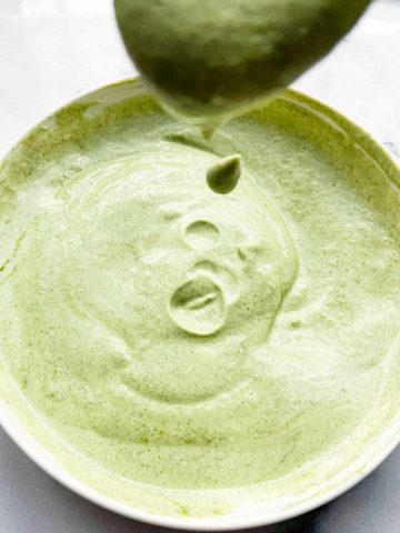 Cilantro Chutney Raita-Indian Yogurt Sauce - Feast with Safiya