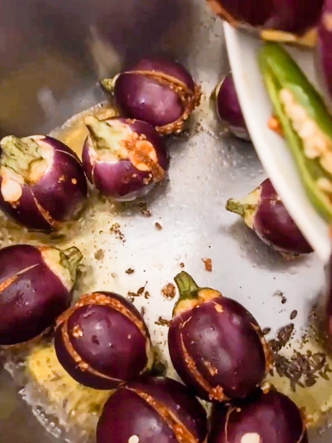 Stuffed Eggplant(Bharela Ringan Nu Shaak) - Feast with Safiya