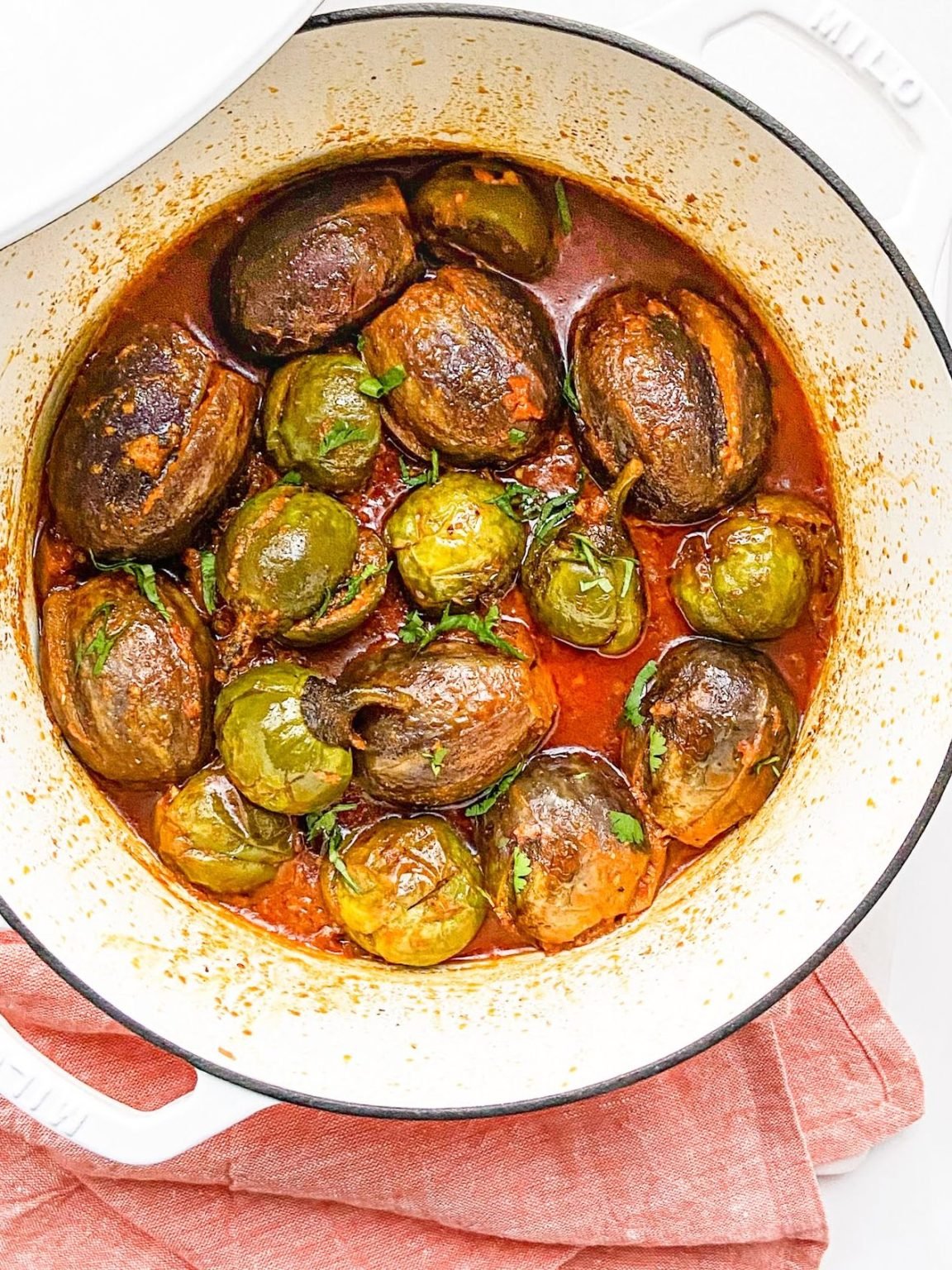 Stuffed Eggplant(Bharela Ringan Nu Shaak) - Feast with Safiya