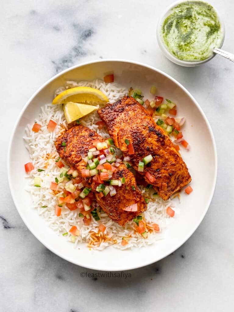 Baked Fish Masala-Whole Fish Masala Recipe - Feast with Safiya